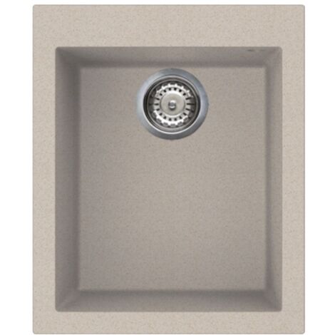Lavello incasso monovasca 41x50 Smeg VZ40AV2 fragranite avena