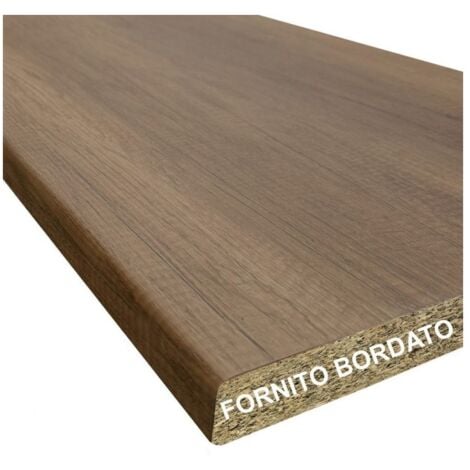 Top cucina colore noce 195x60x3.8H