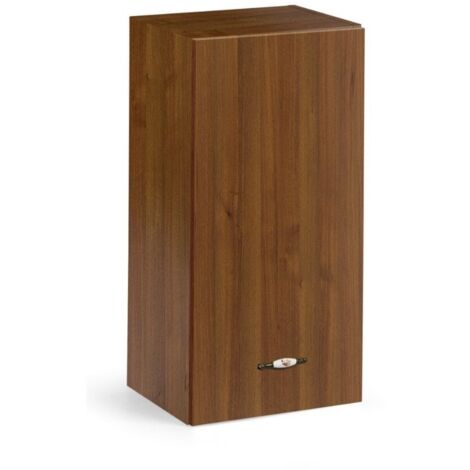 Pensile cucina con anta 30x32x72H colore noce antico