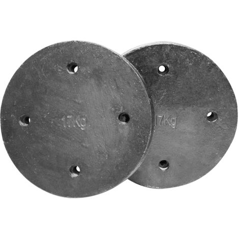 Kawapower Poids en fer pour roues de motoculteur