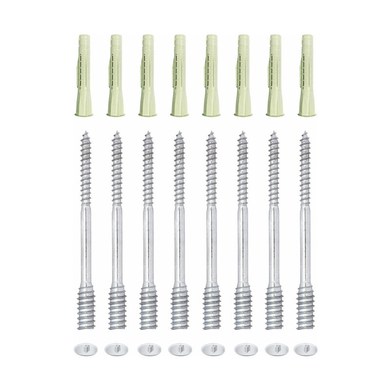 Lot de 8 vis de pose réglables - - KINTECH