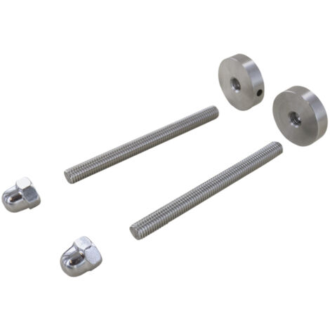 Kit de fixation simple traversant pour support tube inox Ø40mm - DUVAL