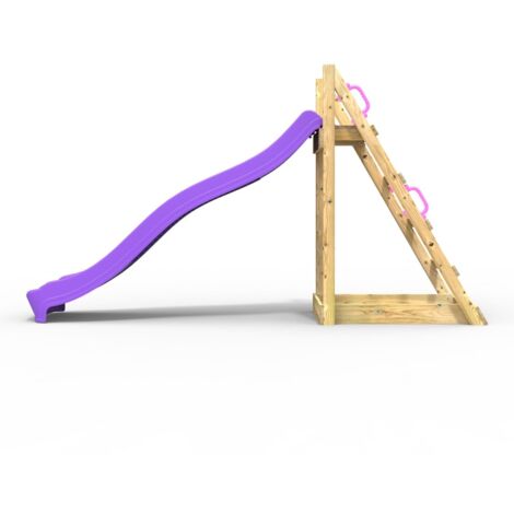 Rebo Children's Free Standing Garden Wave Water Slide with Wooden ...