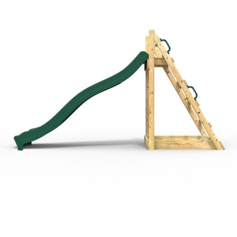Rebo Children's Free Standing Garden Wave Water Slide with Wooden ...