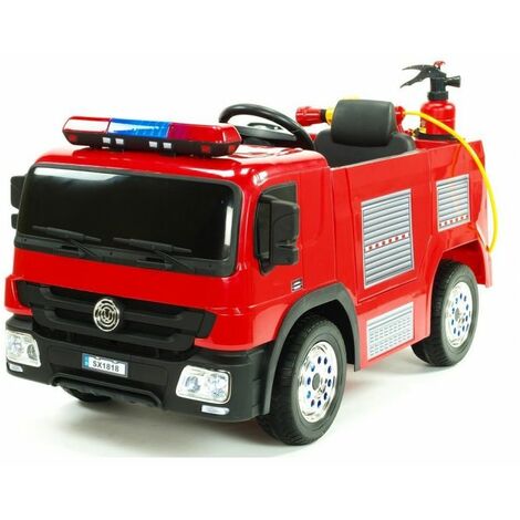 12V Children’s Ride On Fire Engine with Accessories