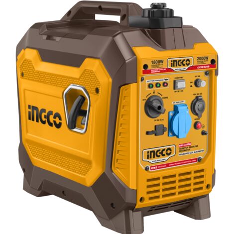 GENERATORE DI CORRENTE INVERTER A BENZINA 2KW SILENZIATO - GEI23006 INGCO