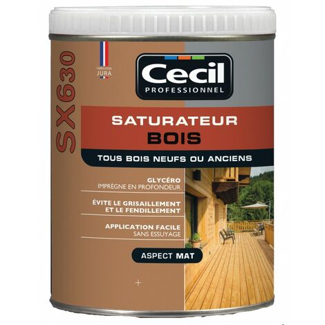 Saturateur CECIL SX630 Conditionnement: 1 Litre - Teinte: Teck