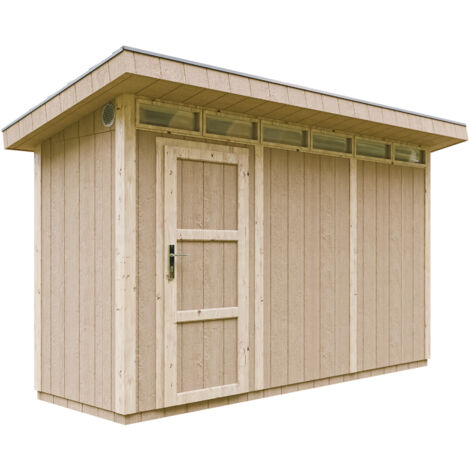 LP® SmartSide® panel shed M902 - H239 x 118 x 368 cm / 4.34 m2 - Sheds ...