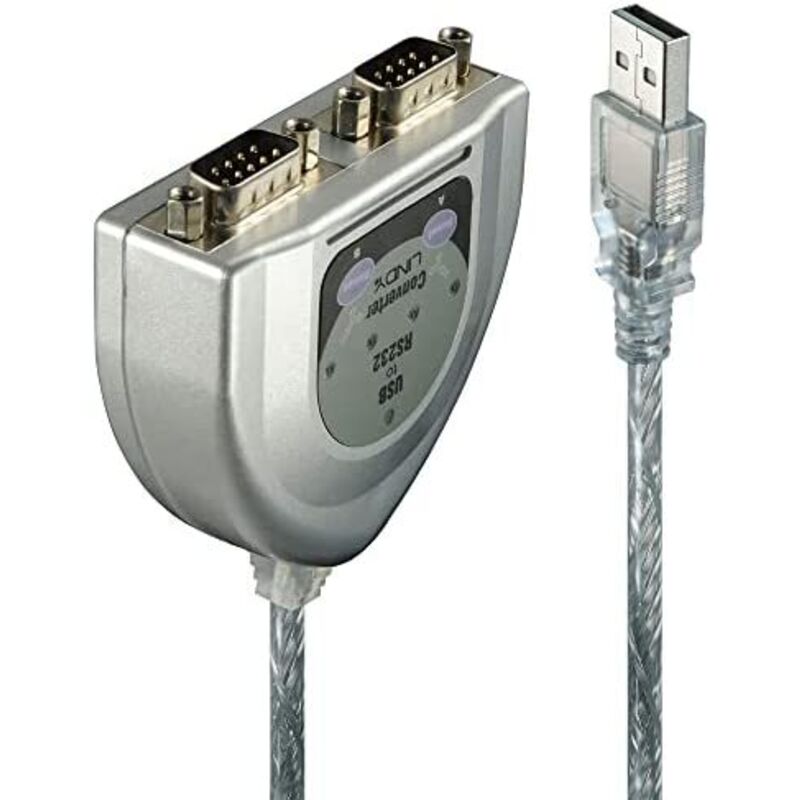 Câbles et adaptateurs audio vidéo LINDY USB RS232 Converter 2 Port ...