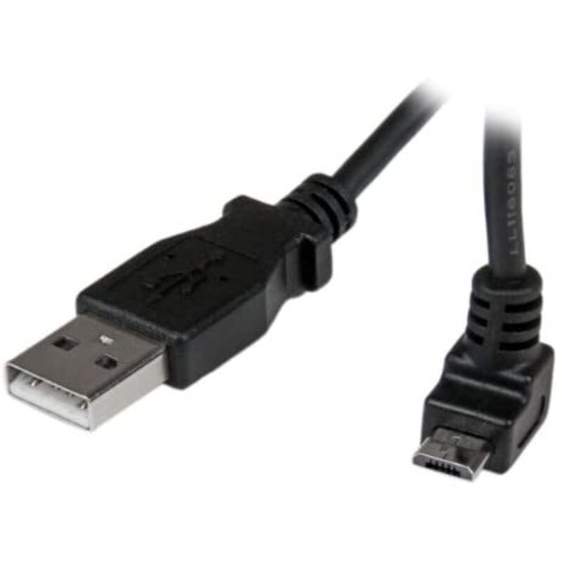 2M ANGLED MICRO USB CABLE