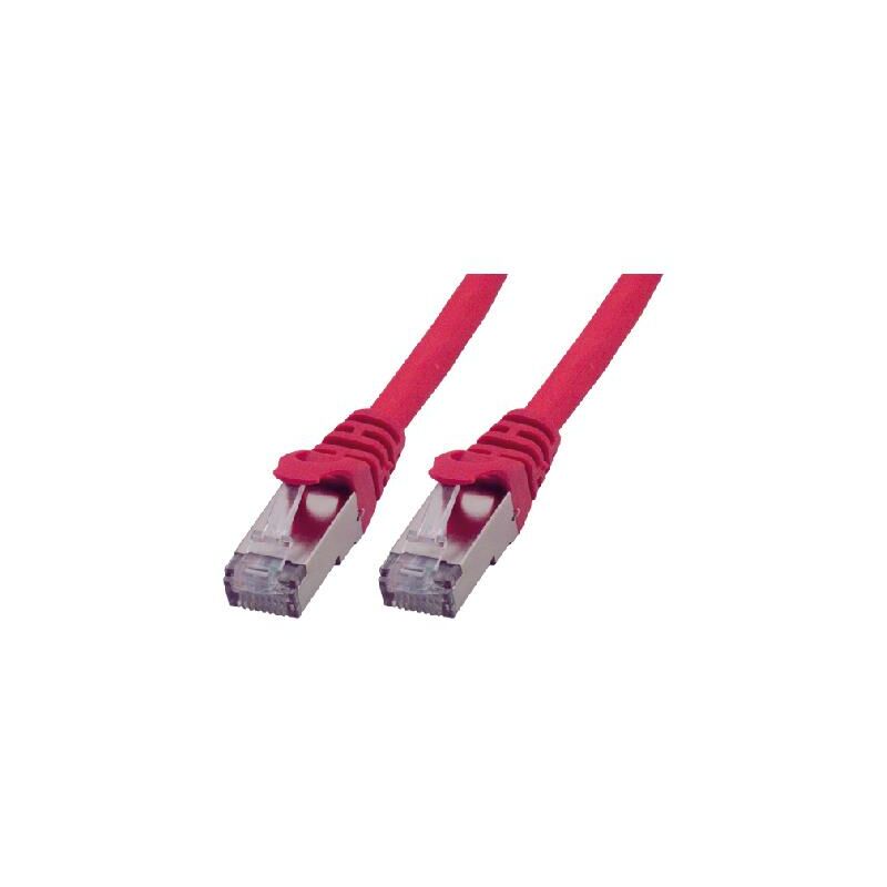Cordon de brassage RJ45 CAT 6 A S/FTP LSZH MCL 3m Rouge