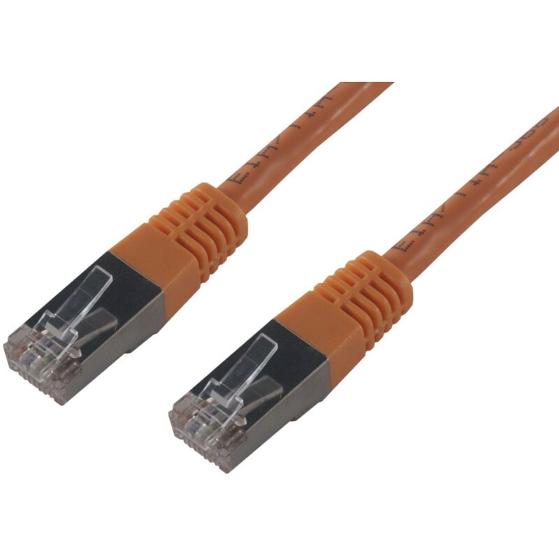 Cordon de brassage RJ45 CAT 6 F/UTP - 50cm Orange