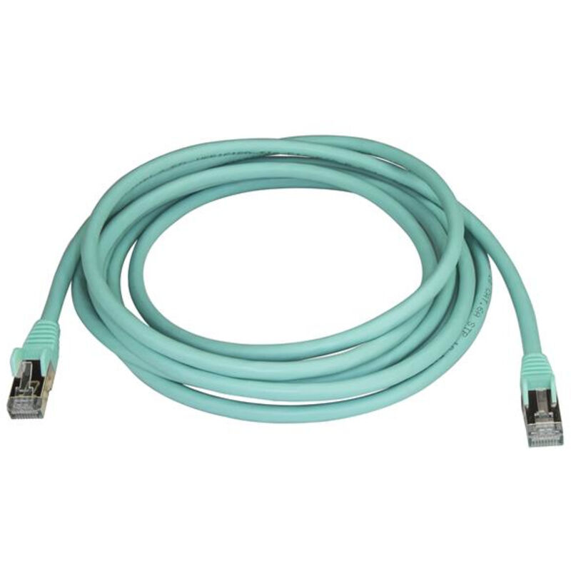 3M CAT6A PATCH CABLE - AQUA CAT 6A NETWORK CABLE - STP