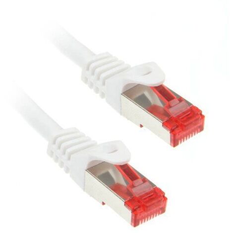 Patchkabel Cat.6, S/FTP (PiMf), 250MHz, blanc