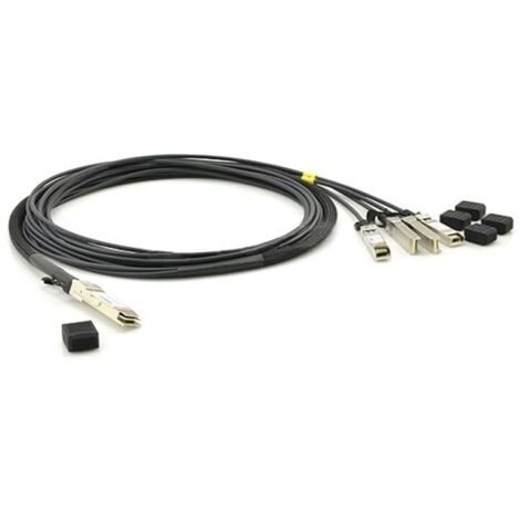 Passive copper split cable IB twin port