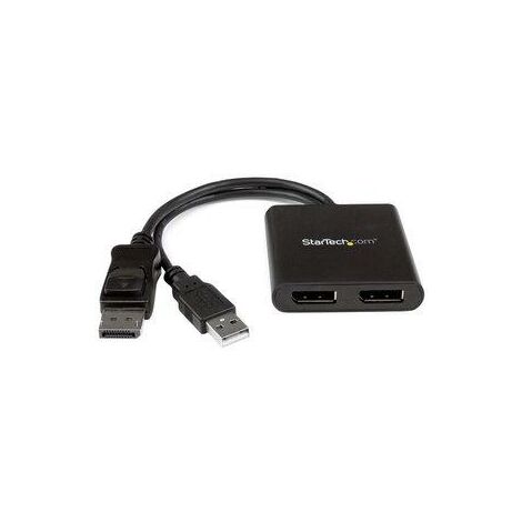 StarTech.com MSTDP122DP - Adaptateur MST DisplayPort 1.2 Mâle vers 2 x DisplayPort femelle