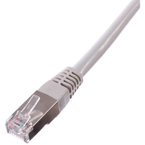 Cordon de brassage RJ45 CAT 6 U/UTP - 5m Gris