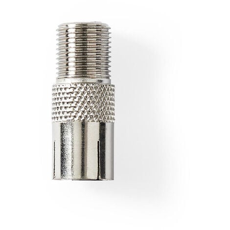 Modèle du produit : Satelliet- en Antenne-Adapter F Female - IEC (Coax) Female Metaal