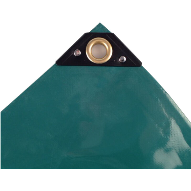 Abdeckplane, PVC Plane grün, 650 g/m², 2,5 x 6m (15m²), wasserdicht ...