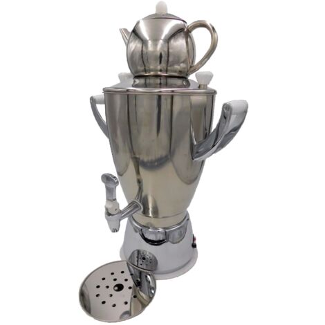 Samowar, Teekocher, Samowar elektrisch - premium, SAMORAI 1 silver