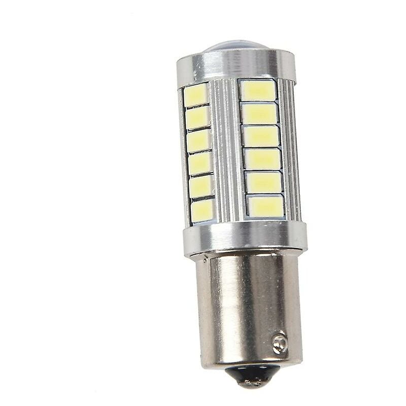 Ba15s 12 V weiße LED-Standlicht-Blinker-Auto-Glühbirne 1156 P21 W ...