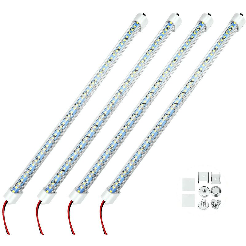 12V Innen-LED-Lichtleiste 48 LED-Streifenlichter mit Schalter und ...