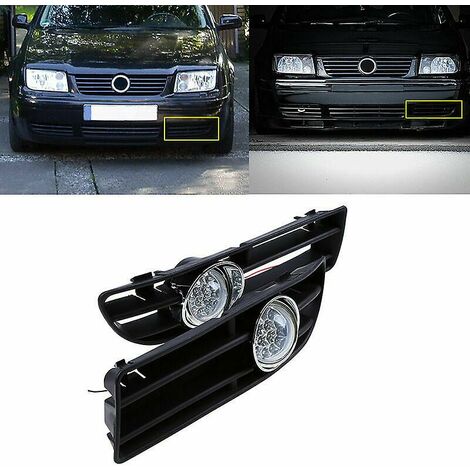 Auto-LED-Nebelscheinwerfer-Frontgrill für Mk4 1999–2007, 1 Paar