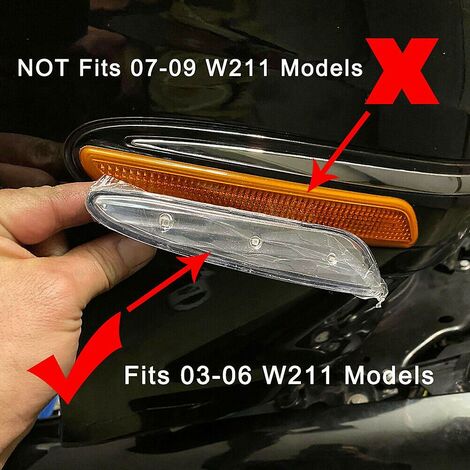 Seitenlicht-Stoßstangen-Blinker für W211 E- 2003–06 2118200121