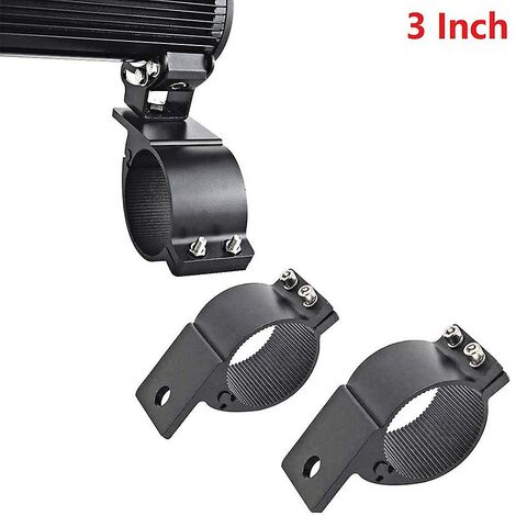2x 3 Zoll 76-81mm Bull Bar Überrollkäfig Halterung Led Arbeitslicht Bar ...