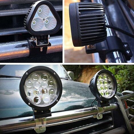 2x 3 Zoll 76-81mm Bull Bar Überrollkäfig Halterung Led Arbeitslicht Bar ...