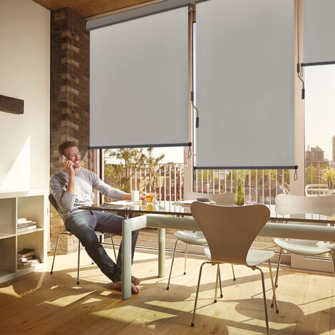 AUFUN Store Banne Vertical Pour Balcon, Store Banne En Aluminium, Store ...