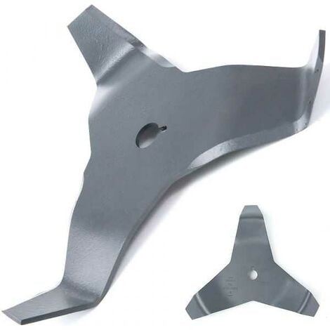 Lame débroussailleuse 3 dents recourbées Ø 300 mm Al.20 mm Ep.4 mm