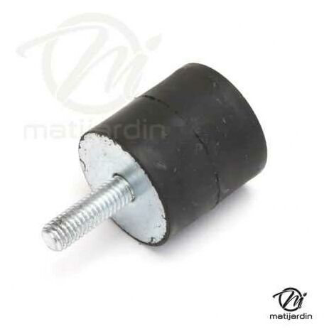 Silent bloc, plot antivibratoire universel 25 x 25 mm. Mâle M6 / Femelle M6