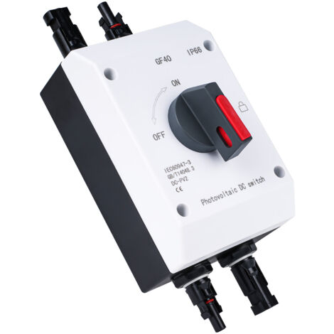 DEWIN Photovoltaic DC Isolation Switch 4P 32A 1000VDC IP66 Waterproof ...