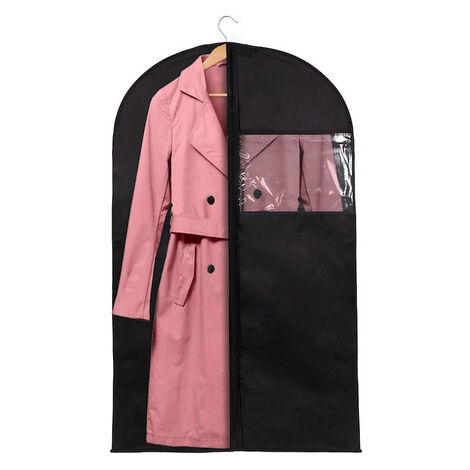 Funda para Ropa y Traje con Cierre y Ventanilla 100 x 60 cm