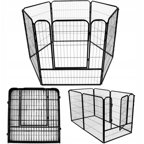 CORRAL PARA PERRO PERROS CACHORROS PARQUE JUEGO JAULA 184x94cm PLEGABLE ...