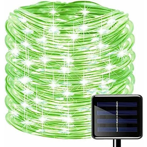 Luci Solari Catena luminosa Esterno Luci Led Natalizie (Luce verde)
