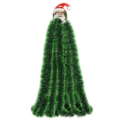 Weihnachtsbaumkette 6m grün schattiert, Weihnachtsbaumgirlande ...