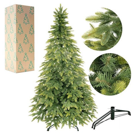 Künstlicher Weihnachtsbaum Deluxe Fichtenbaum 120 cm 3D-Christbaum ...