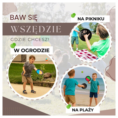 Fangen Sie den Ball - ein Geschicklichkeitsspiel mit Schlägern und ...