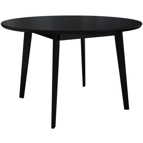 Table Racine 133, Noir, 76x0x0cm, MDF, Bois