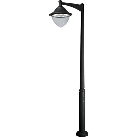 Luminaria para poste GUNTHER-60 IP65 GX53 730mm Negro