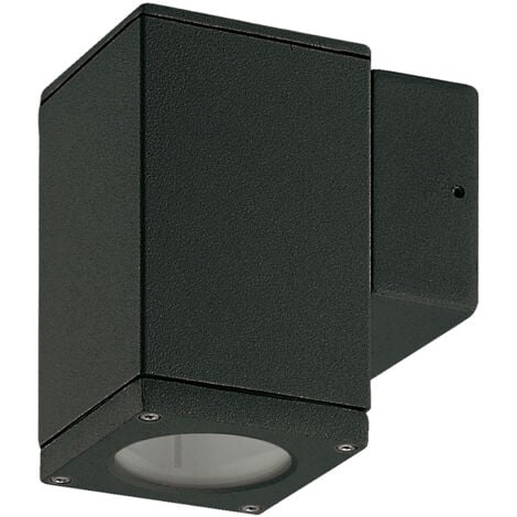 Aplique CUB Square IP54 GU10 4.50W Negro