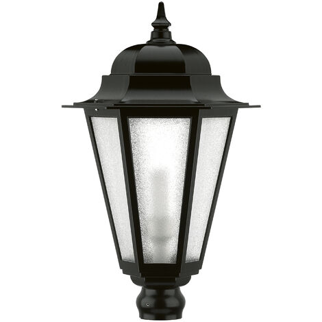 Luminaria para poste VILLA BIG IP44 E27 70W 660mm Negro
