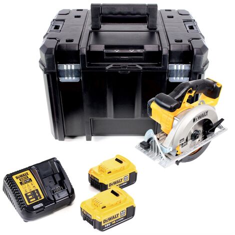 DeWalt DCS 391 M2 Akku Kreissäge 18 V 165 mm + 2x Akku 4,0 Ah ...