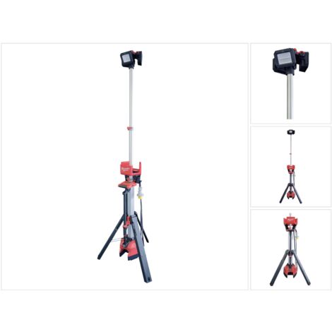 Milwaukee M18 HOSALC-0 Akku Baustrahler 18 V 1,0 - 2,20 m 6000 lm Solo ...