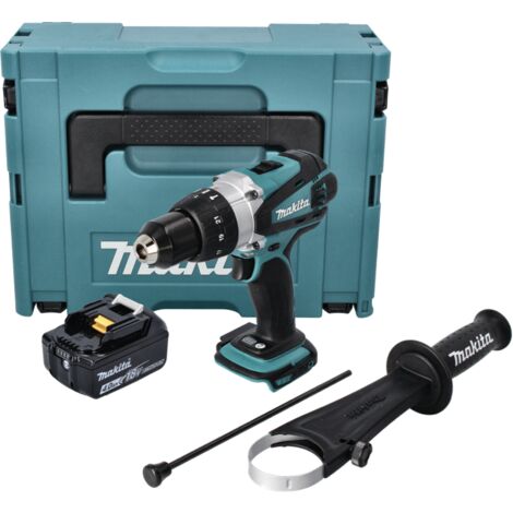 Makita DHP 458 M1J Akku Schlagbohrschrauber 18 V 91 Nm + 1x Akku 4,0 Ah + Makpac - ohne Ladegerät