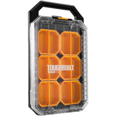 Toughbuilt StackTech TB-B1-O-10C kompakter flacher Organizer 48 x 26,5 ...