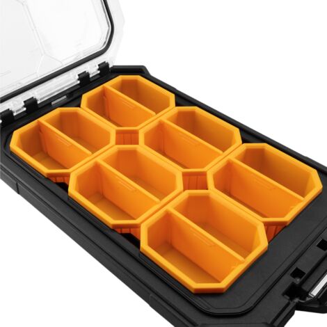 Toughbuilt StackTech TB-B1-O-10C kompakter flacher Organizer 48 x 26,5 ...