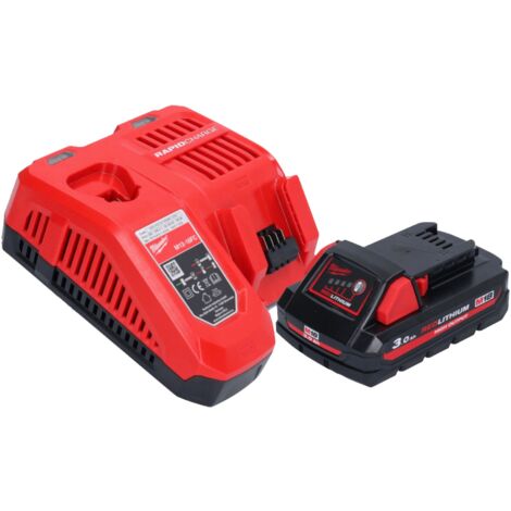 Milwaukee M18 FOPH2-BAC-301 Akku Basiseinheit 18 V Brushless + Sensen ...